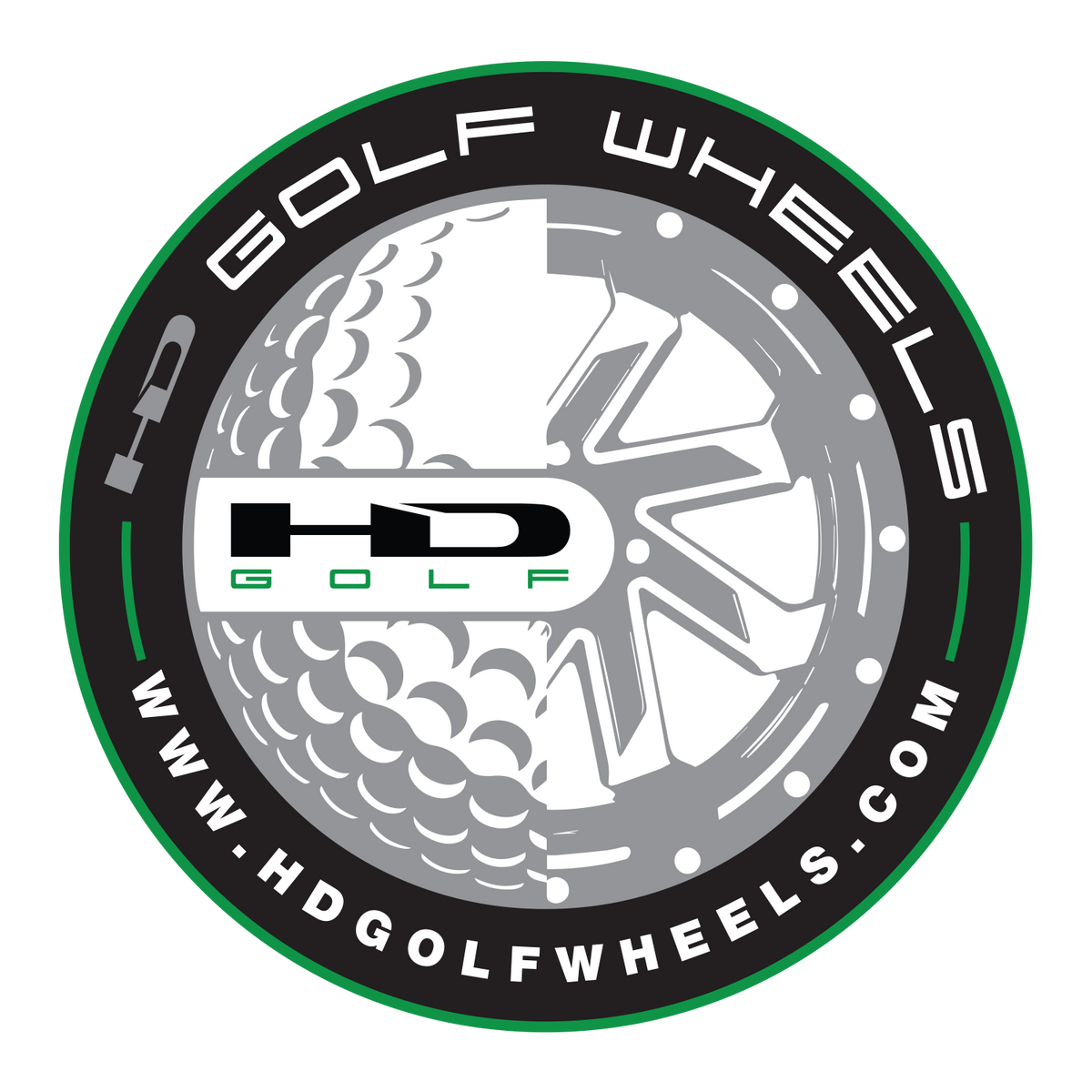 Official HD GOLF - Sticker – HPD Wheels