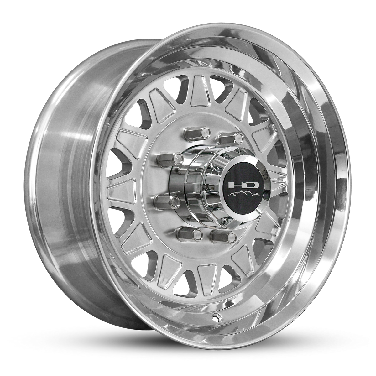 HD Trailer HDT Forged 17.5x6.75 +0 8x165mm 128.6mm Full Polish – HPD Wheels