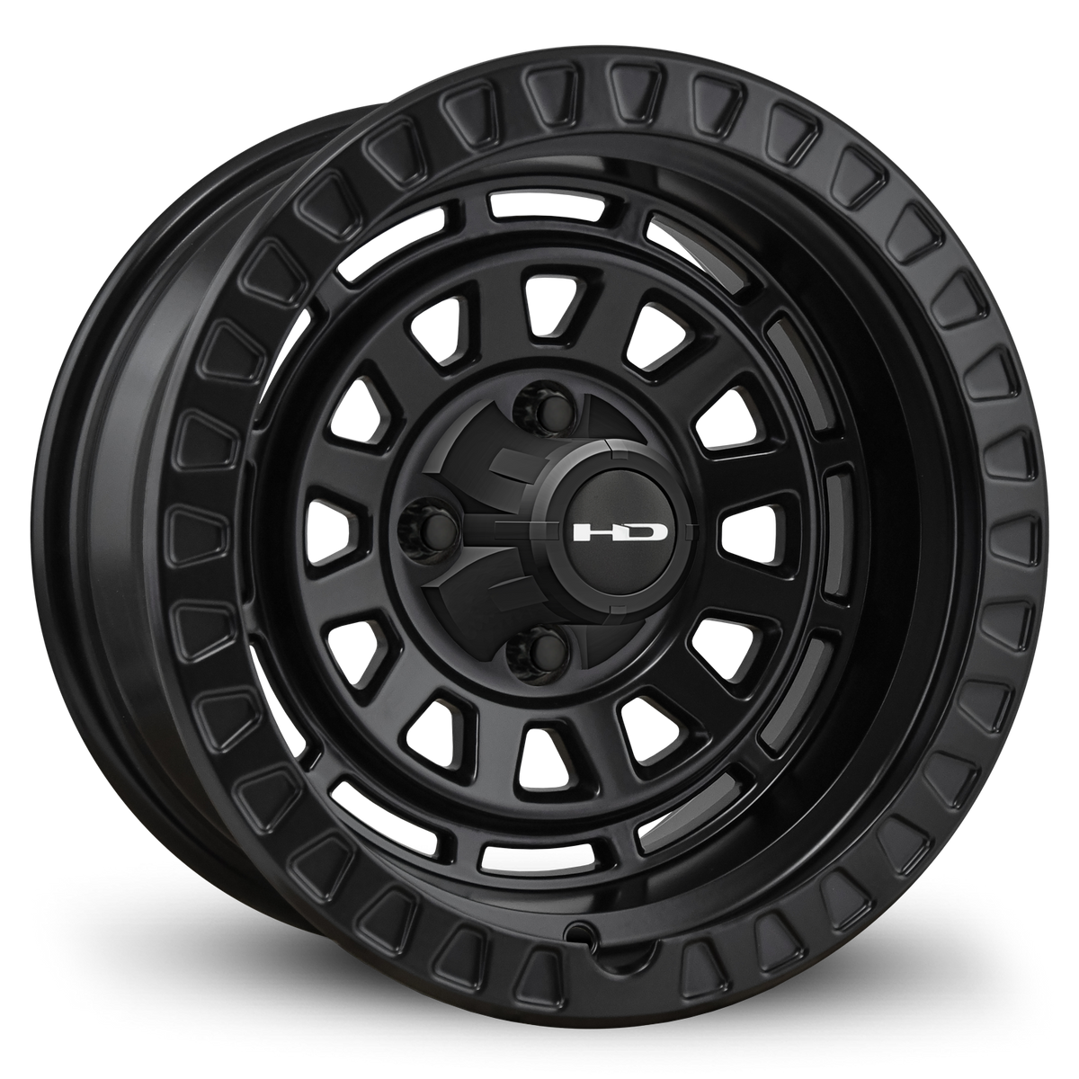 HD Golf Venture 14x7 -14 4x101.6mm 68.2mm Satin Black – HPD Wheels