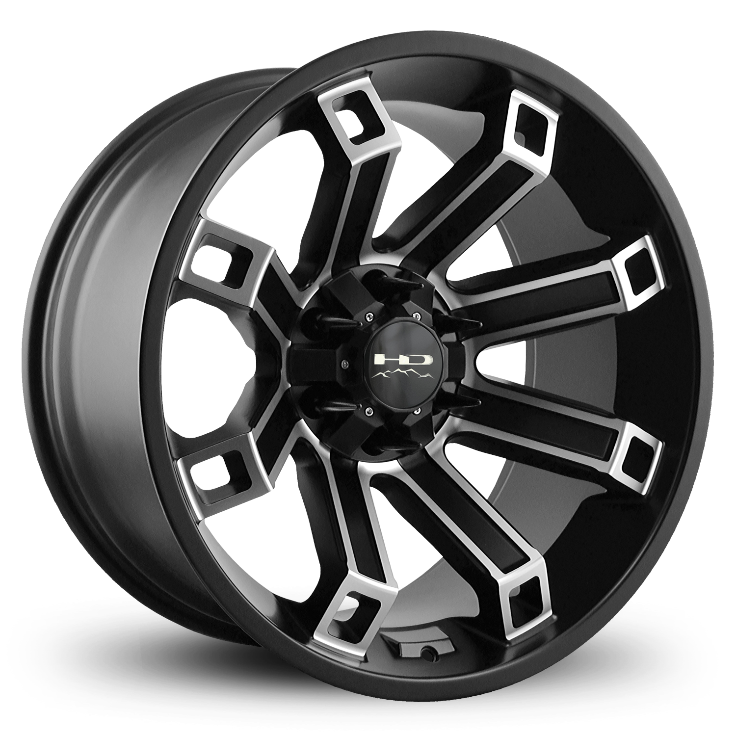 HD Offroad Hollow Point 20x10 -35 6x135/6x139.7mm 106.2mm Satin Black ...