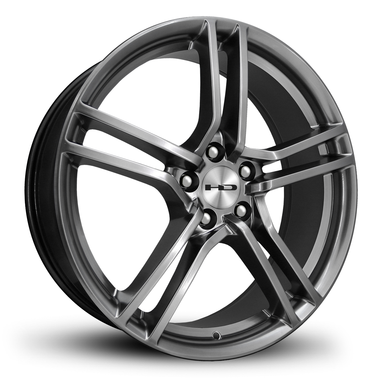 HD Wheels Vento 20x8 +35 5x114.3mm 73.1mm Hyper Black