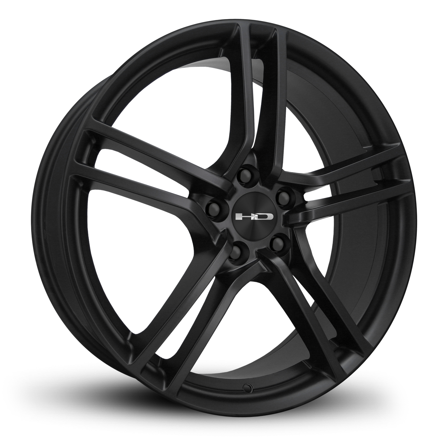 HD Wheels Vento 17x7 +38 5x114.3mm 73.1mm Satin Black