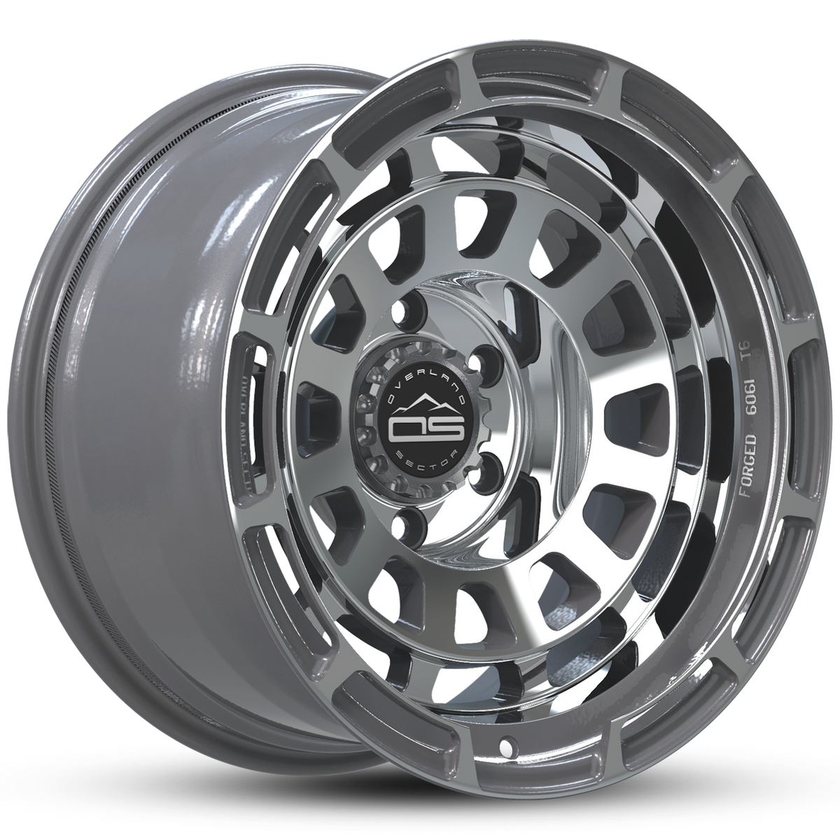 Overland Sector Badlander Forged 17x9 +0 5x114.3mm 73.1mm Gloss Gun Me