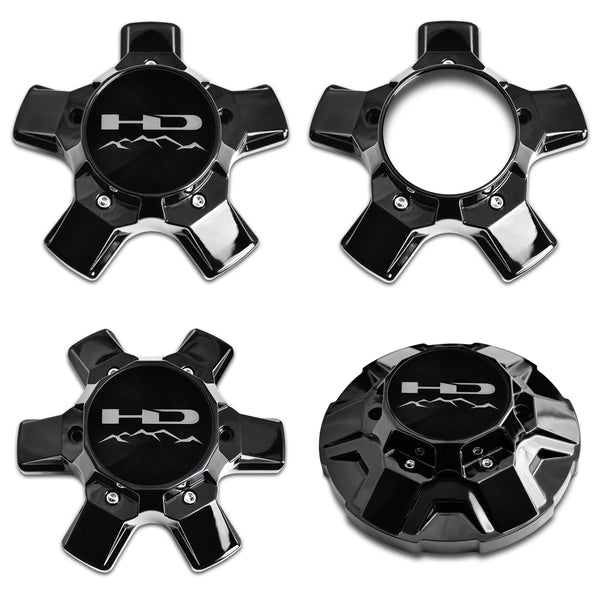 Buy Replacement HD Off-Road Wheels Gloss Black V2 Center Cap 5, 6, & 8 ...