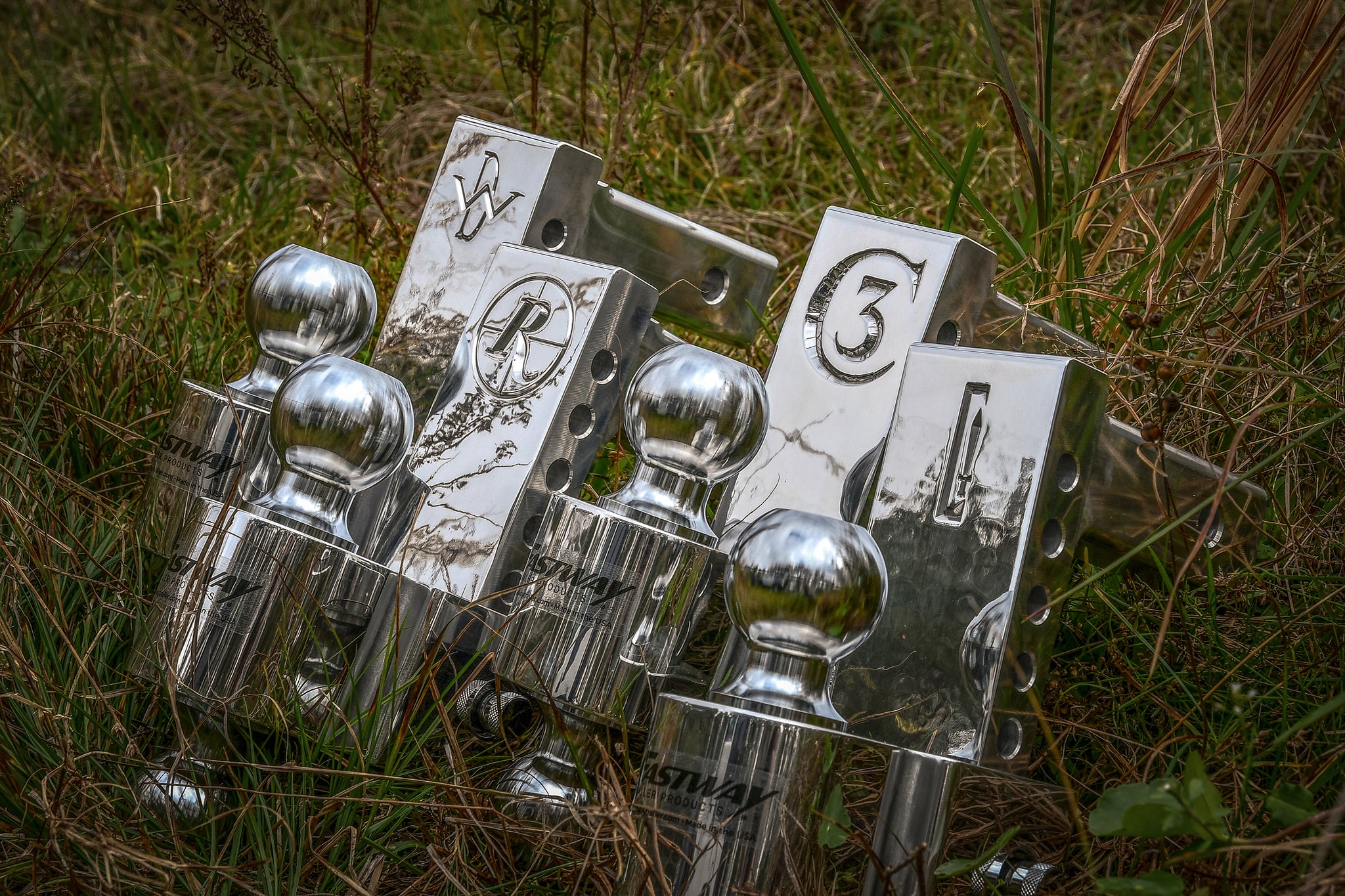 Universal Fastway E-Series Billet Aluminum Trailer Drop Trailer Hitch ...