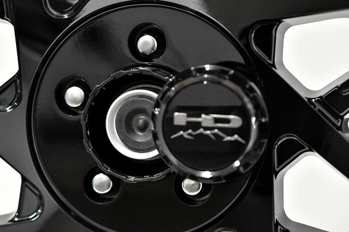 ( 8-LUG ) TALL PUSH THROUGH PLASTIC TRAILER CENTER CAP 4.90in DIAMETER ...