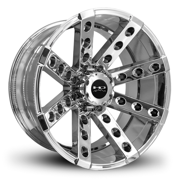 HD Off-Road Buckshot Series Truck Wheels PVD Chrome 20x9, 22x11.0 Inch ...